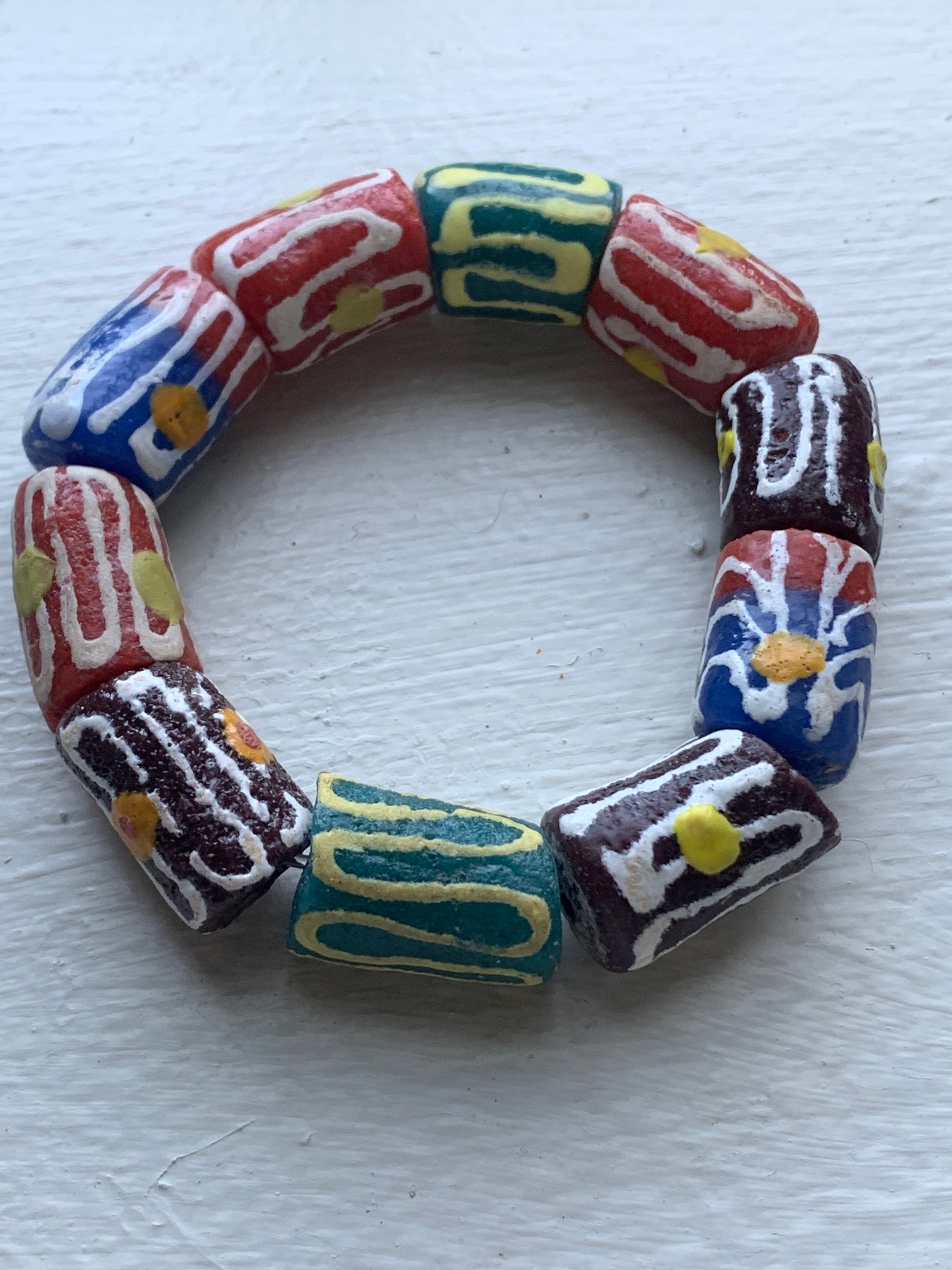 Krobo Bracelet - Etsy