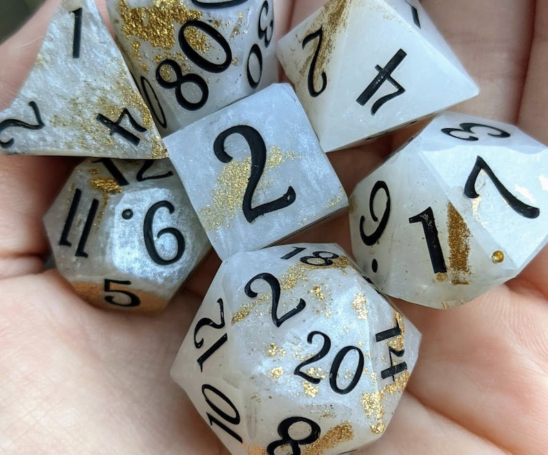 Channel Divinity 7 Piece D&D Dice Set - Etsy