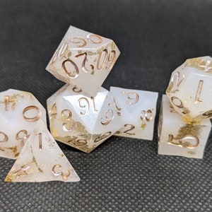 Channel Divinity 7 piece D&D Dice Set | Etsy