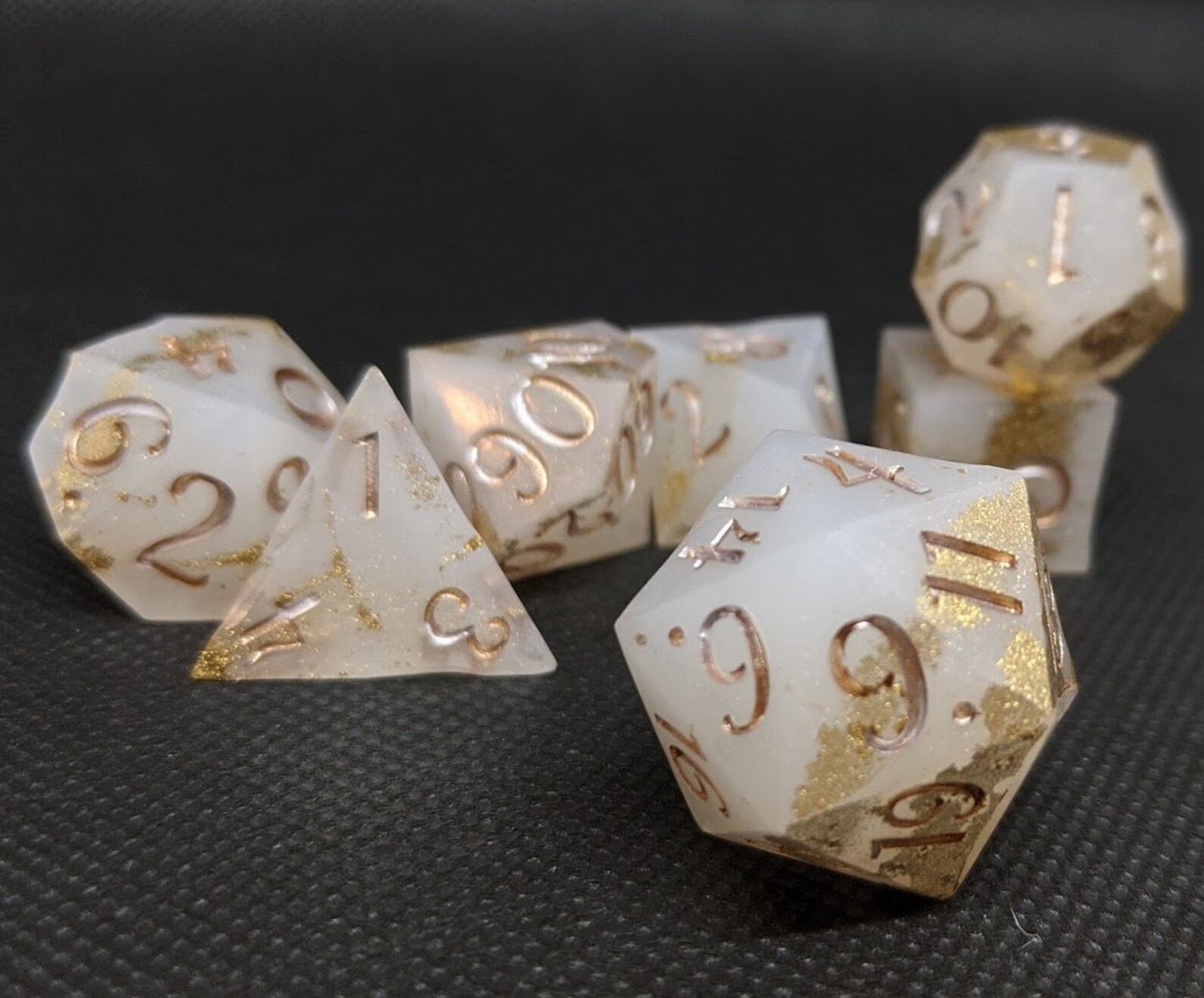 Channel Divinity 7 piece D&D Dice Set | Etsy