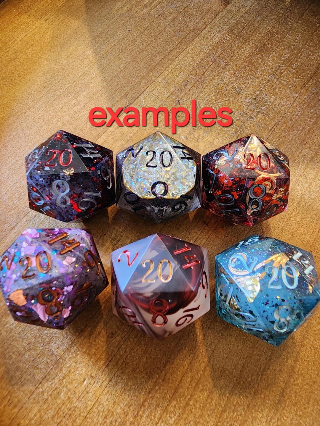 Custom Full Dice Set Commission Slot - DELUXE Tier - Etsy