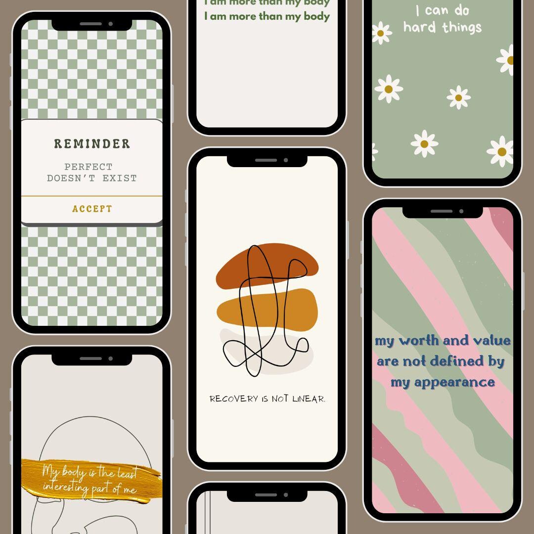 10 Motivational Recovery Quotes LOCK SCREEN Wallpaper Set for Cell ...