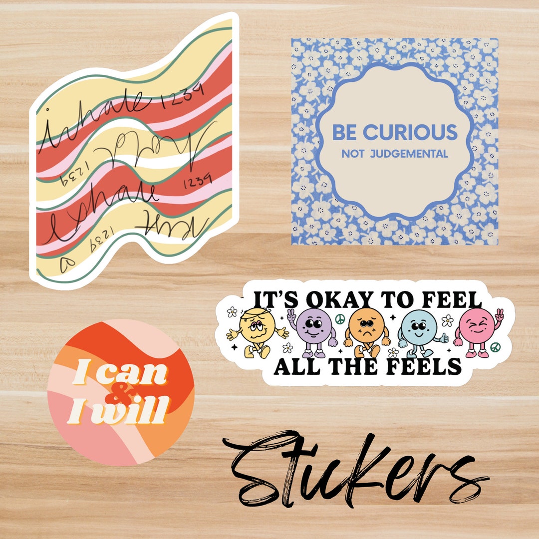 Self Care Gentle Reminders Stickers - Etsy