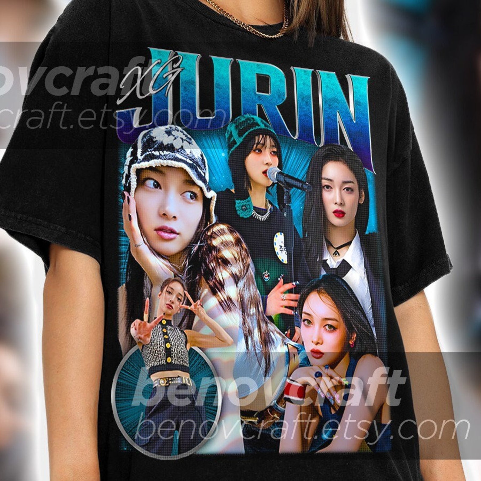 XG Jurin T-shirt: Retro 90s KPOP Bootleg Tee - Etsy