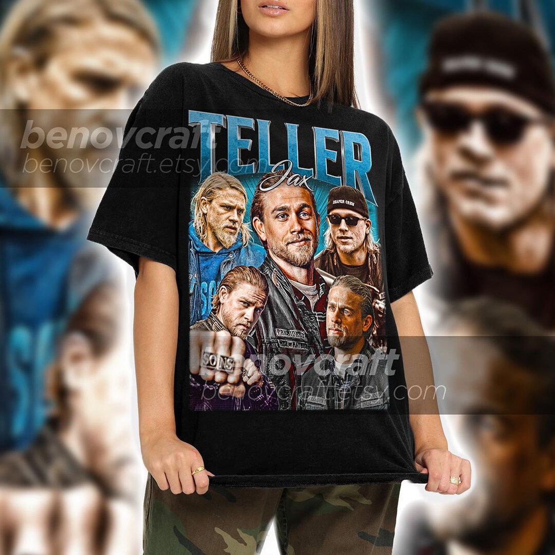 Jax Teller Retro 90s Bootleg T-shirt, TV Series Shirt, Homage T-shirt ...