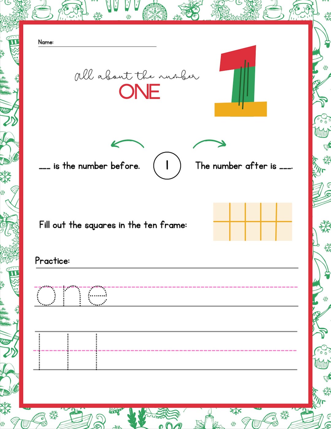 Learning Numbers 1 - 10 for Pre-k Through Kindergarten - 81 Pages ...