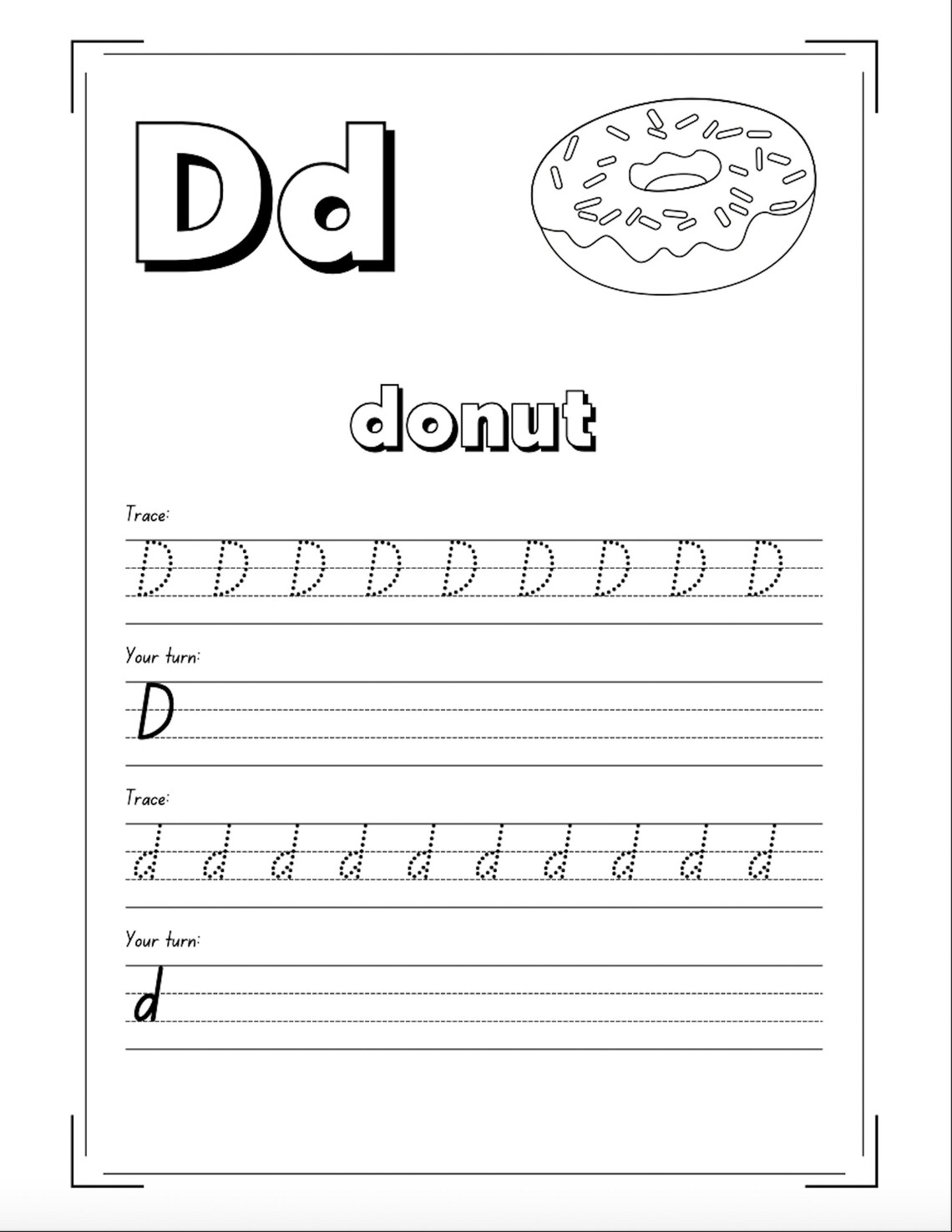 Abc's for Pre-k Through Kindergarten 133 Pages Printable Pdf - Etsy