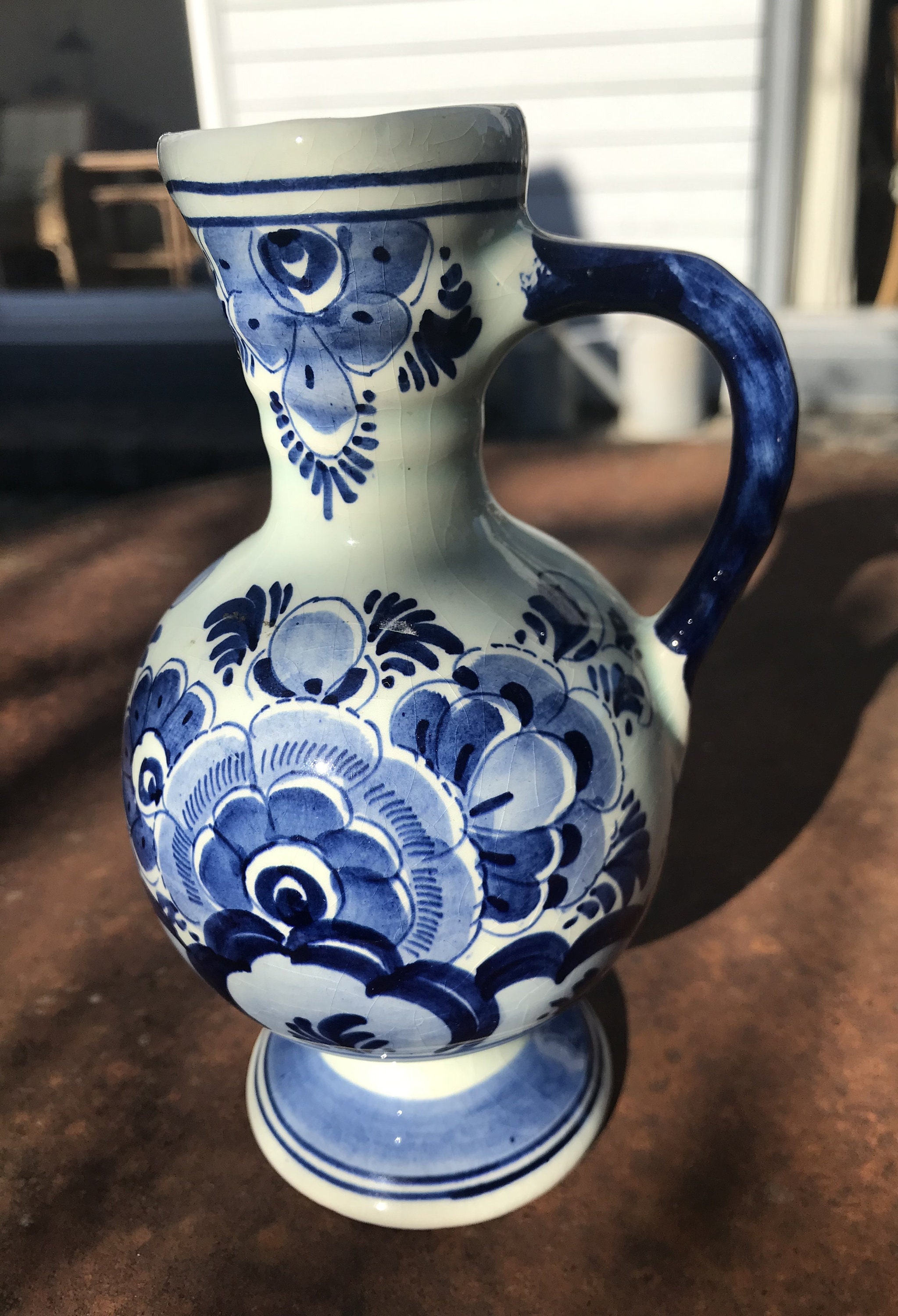 Delft Vase/delft Jug in Different Shades of Blue - Etsy