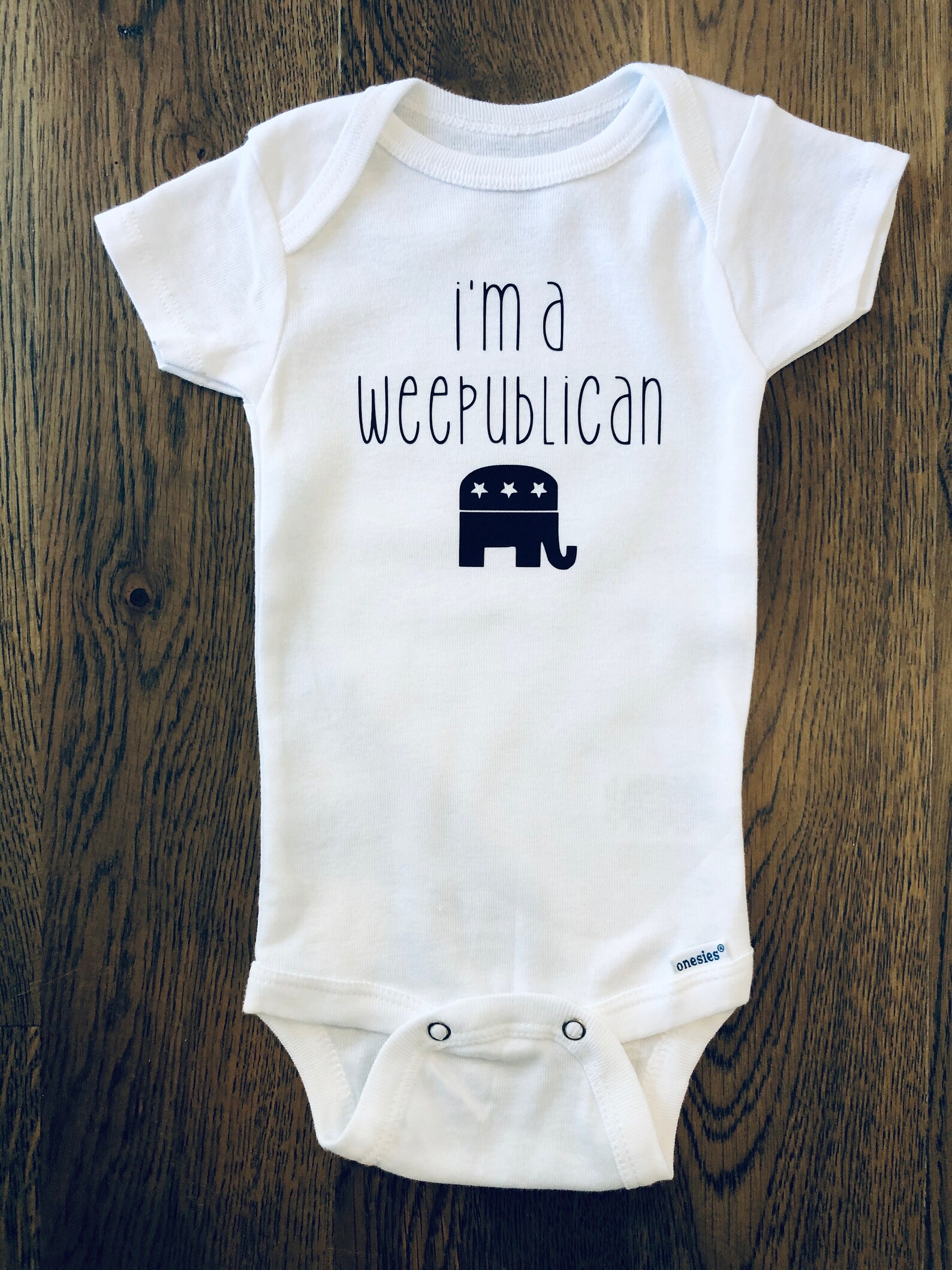 Im A Weepublican Bodysuit Political Baby Republican Baby - Etsy