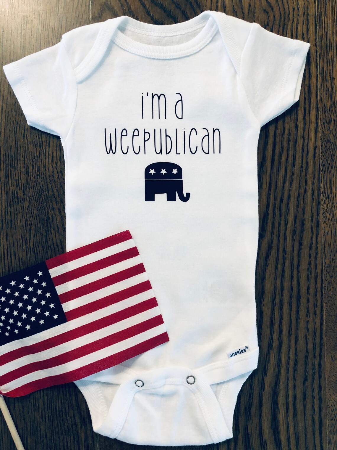 Im A Weepublican Bodysuit, Political Baby, Republican Baby Bodysuit ...