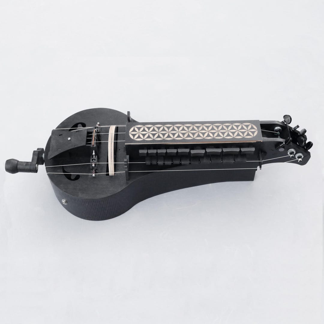 Hurdy Gurdy Flower of Life : Authentic Medieval String Instrument - Etsy