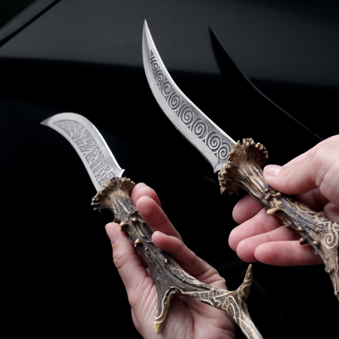Ritual knives Viking knife Witches knife Athame Magic | Etsy