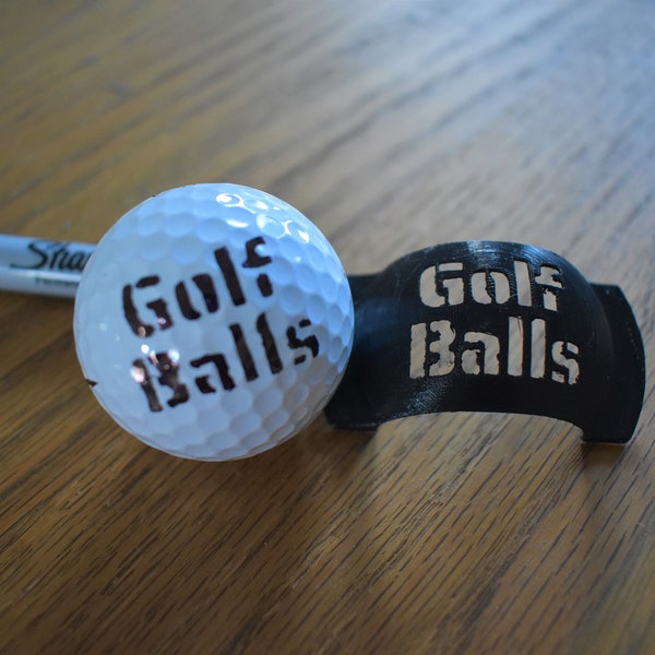 Custom Golf Ball Text - Etsy