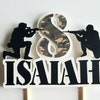 Editable Soldier Cake Topper Printable Army Cake Topper Camouflage ...