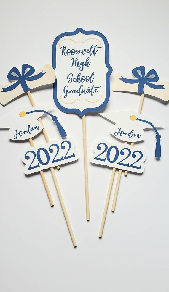 Graduation Party Centerpieces or Display Table Decor. | Etsy