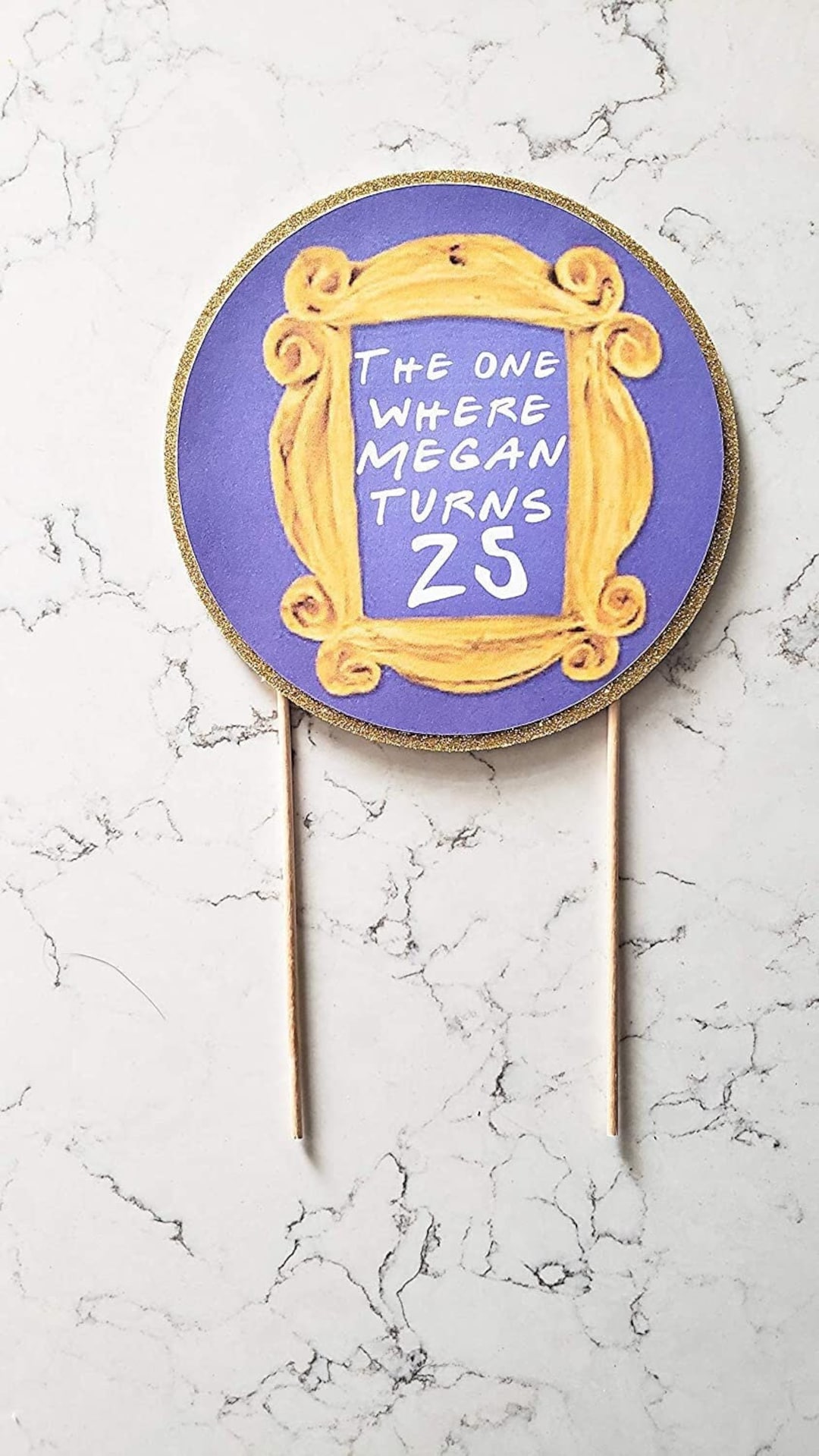 Friends the Show Cake Topper. the One Where You Have a Birthday Cake ...