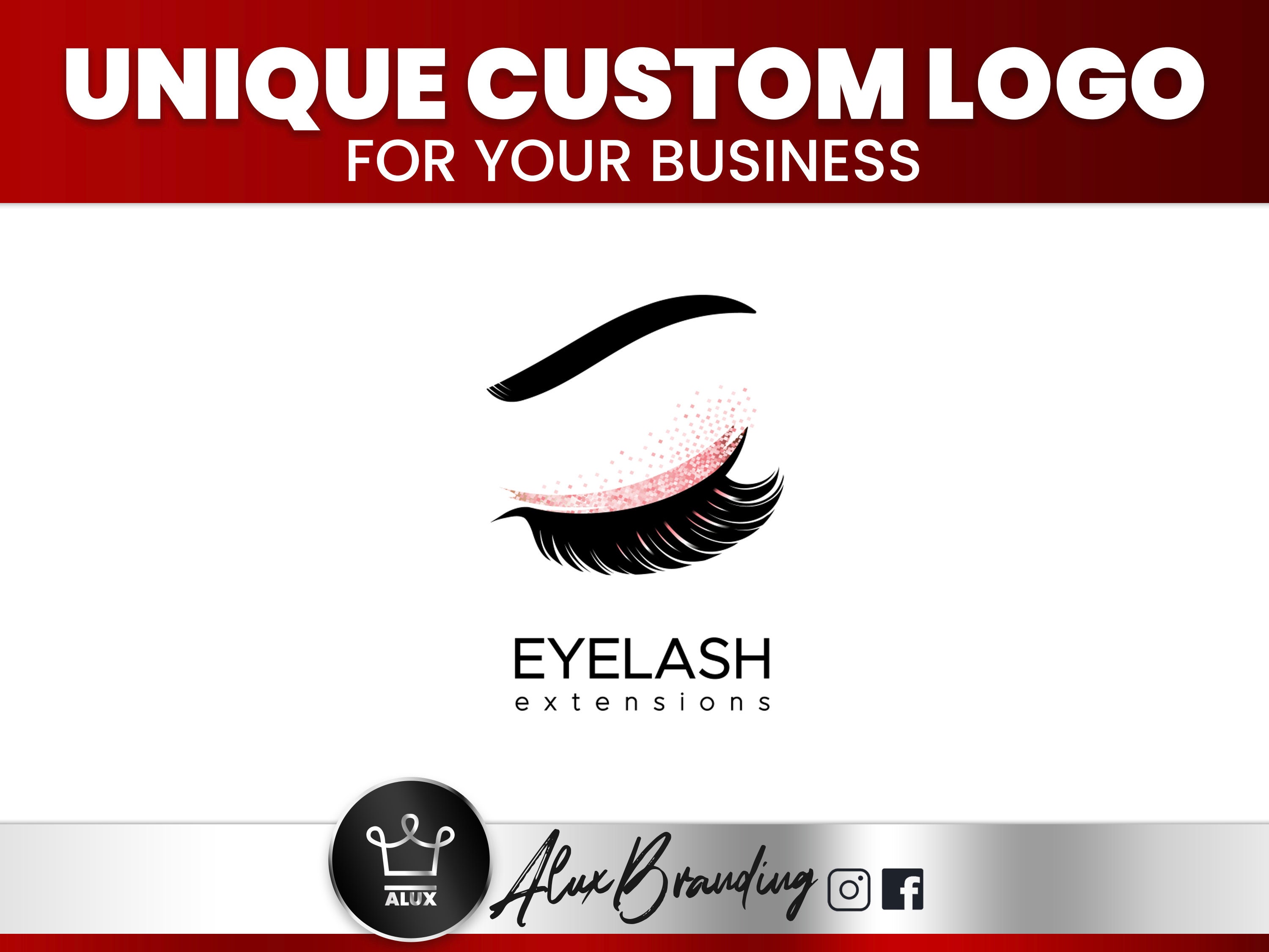 LASHES LOGO Design Custom Lashes Logo Design Service. I Will | Etsy