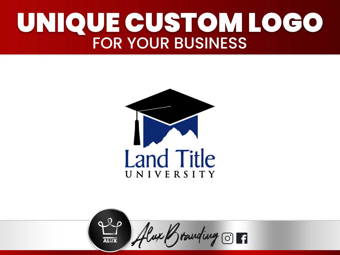 UNIVERSITY LOGO Design Custom University Logo Design Service. | Etsy