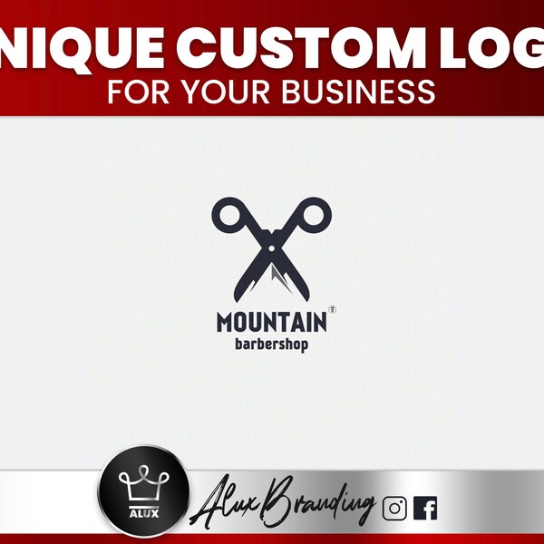 Barber Logo Template - Etsy