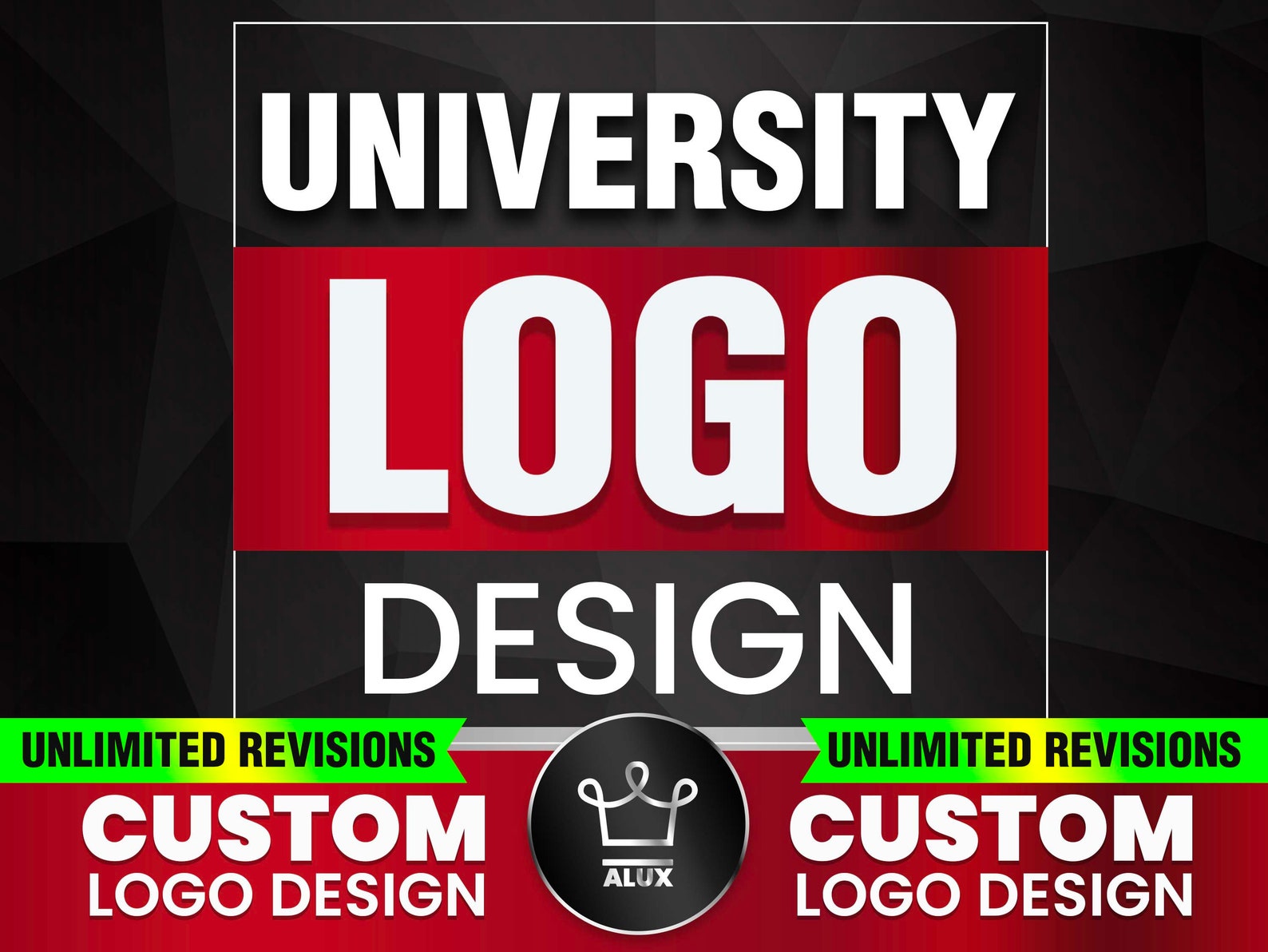 UNIVERSITY LOGO Design Custom University Logo Design Service. | Etsy