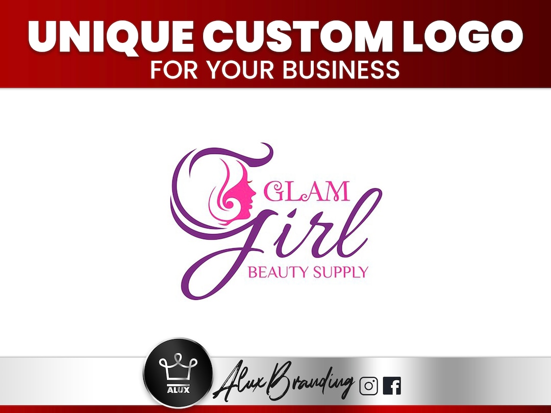 GIRLY LOGO Design, Custom Girly Logo Design Service. I Will Creating ...