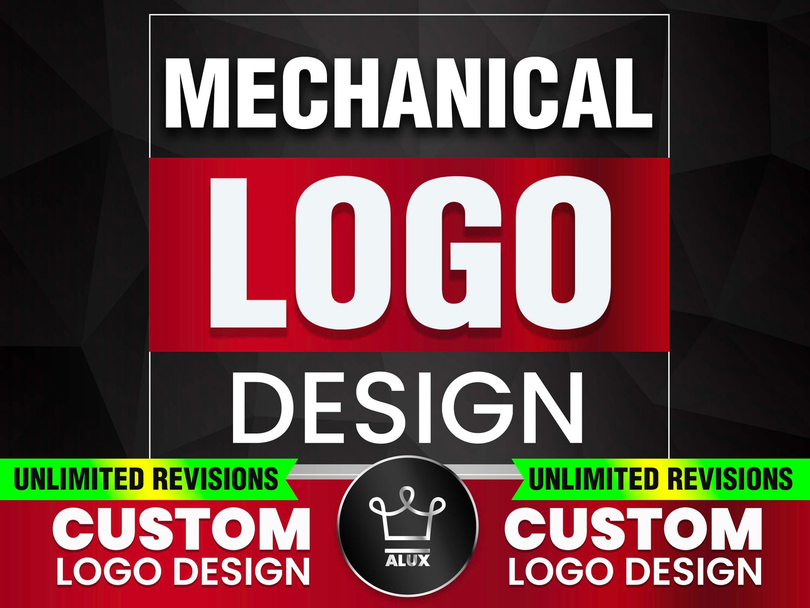 MECHANICAL LOGO Design Custom Mechanical Logo Design Service. - Etsy