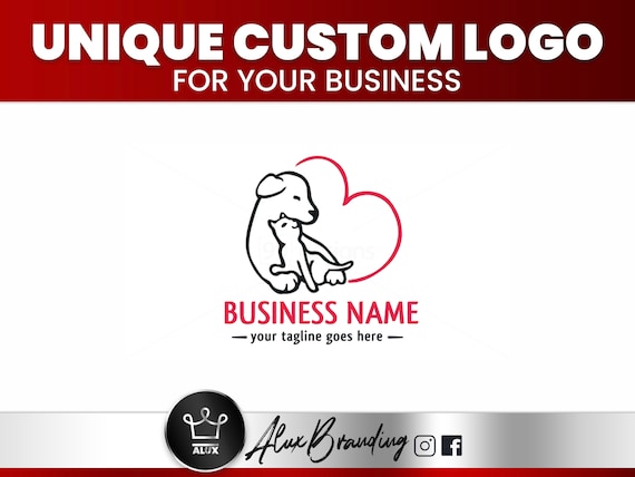 PET LOGO Design Custom Pet Logo Design Service. I Will - Etsy