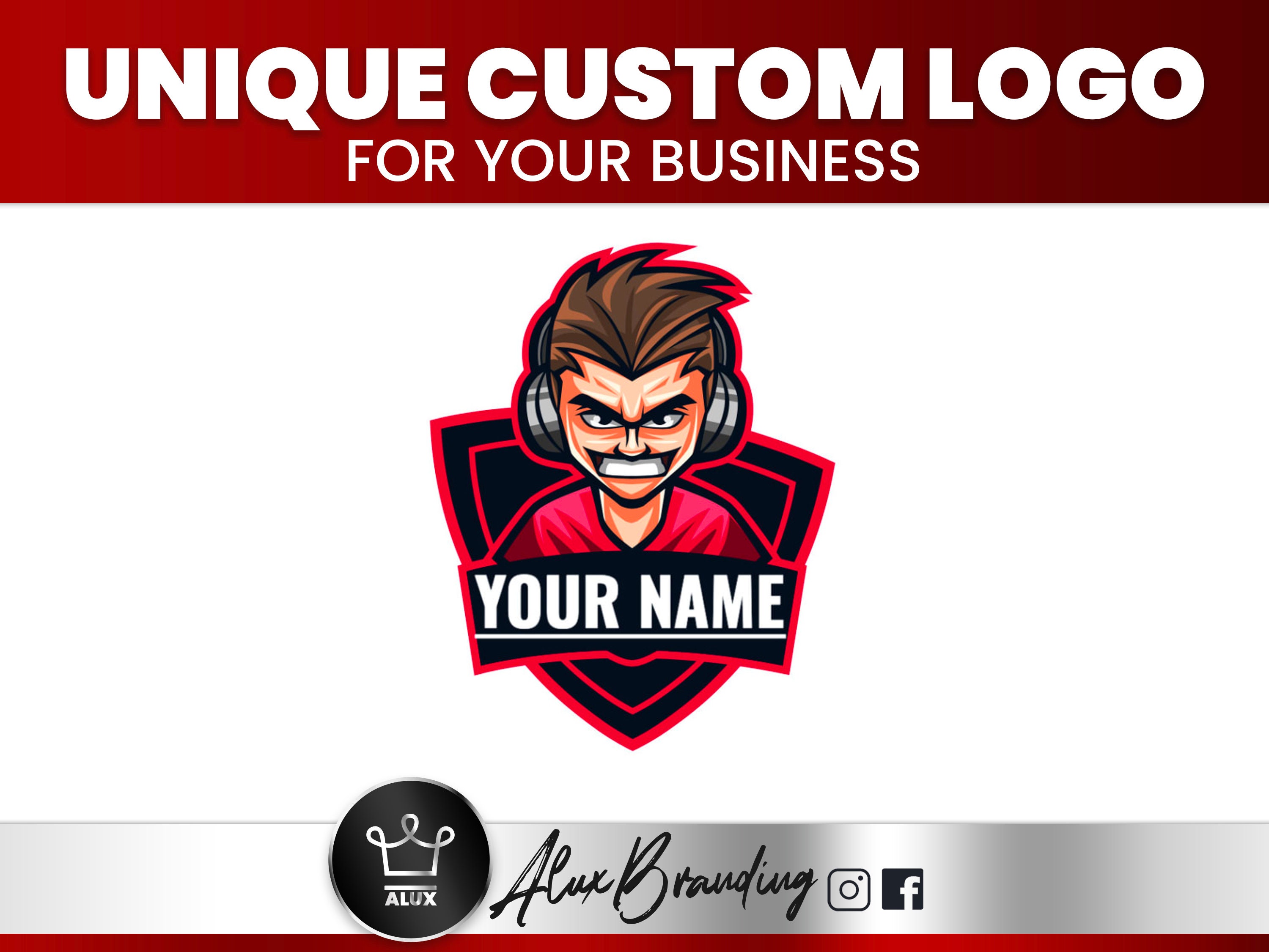 YOUTUBE LOGO Design Custom Youtube Logo Design Service. I - Etsy