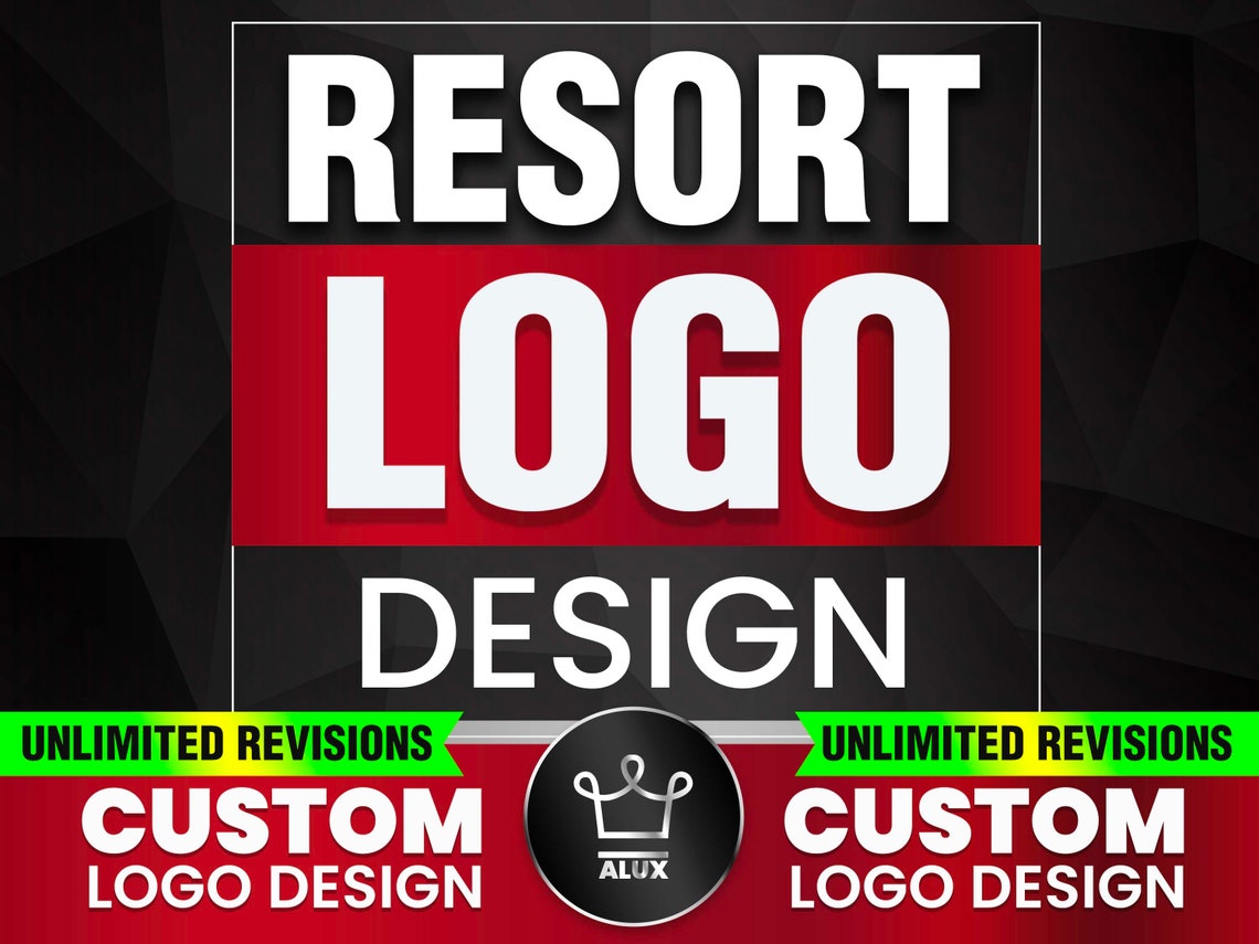 RESORT LOGO Design Custom Resort Logo Design Service. I Will - Etsy