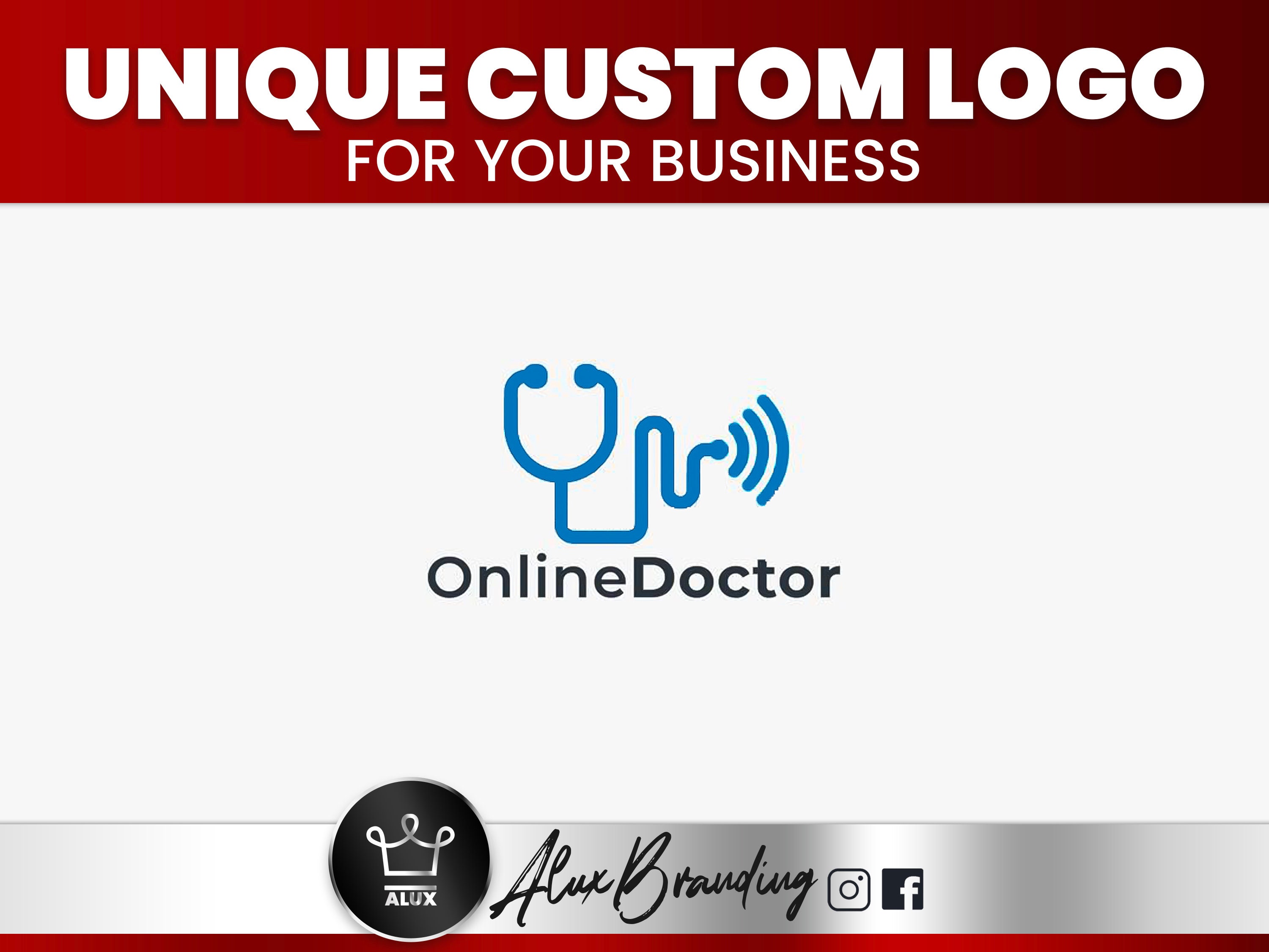 DOCTOR LOGO Design Custom Doctor Heart Logo Design Service. I | Etsy