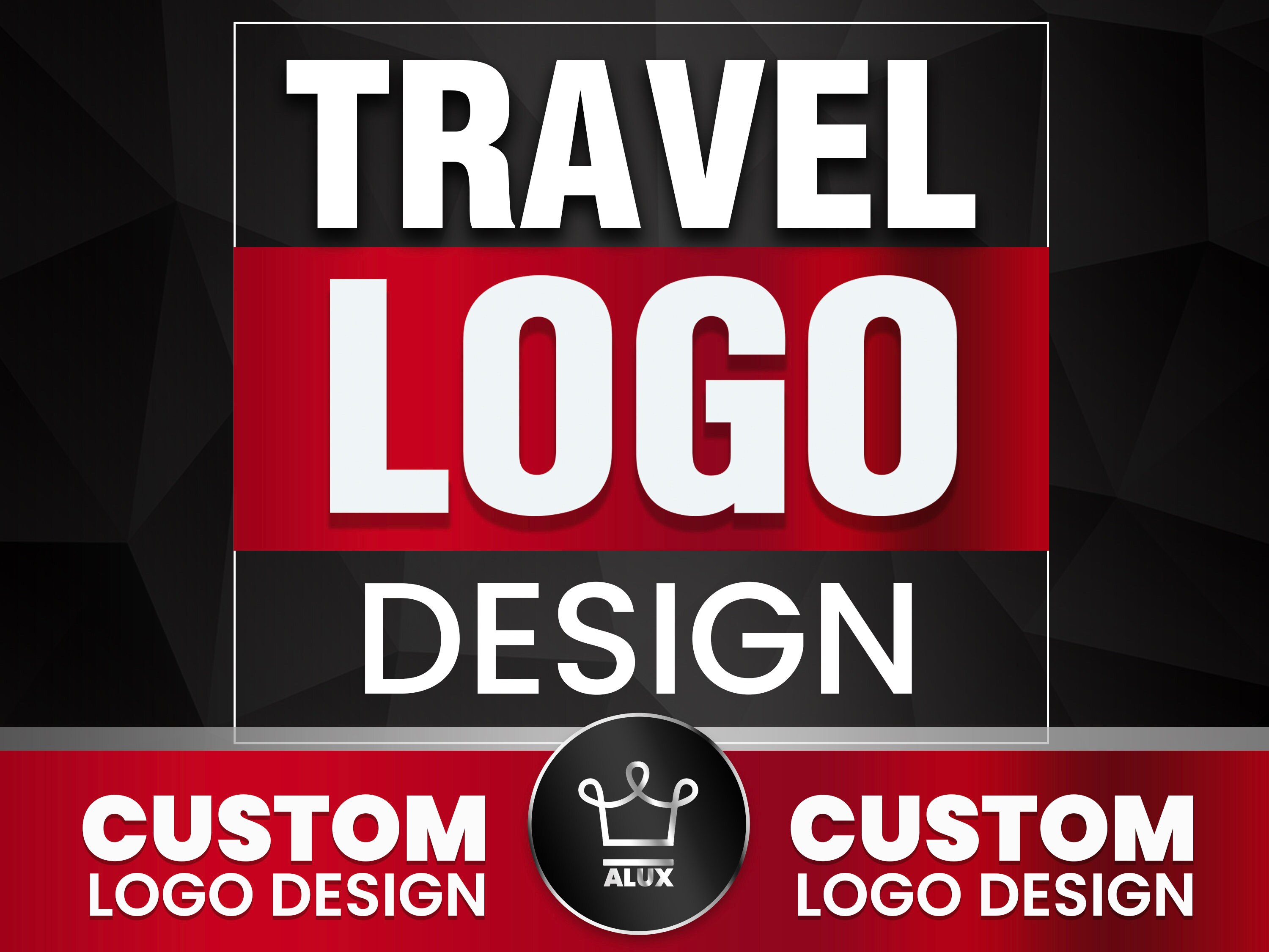 TRAVEL LOGO Design Custom Travel Luxury Modern Logo Design | Etsy