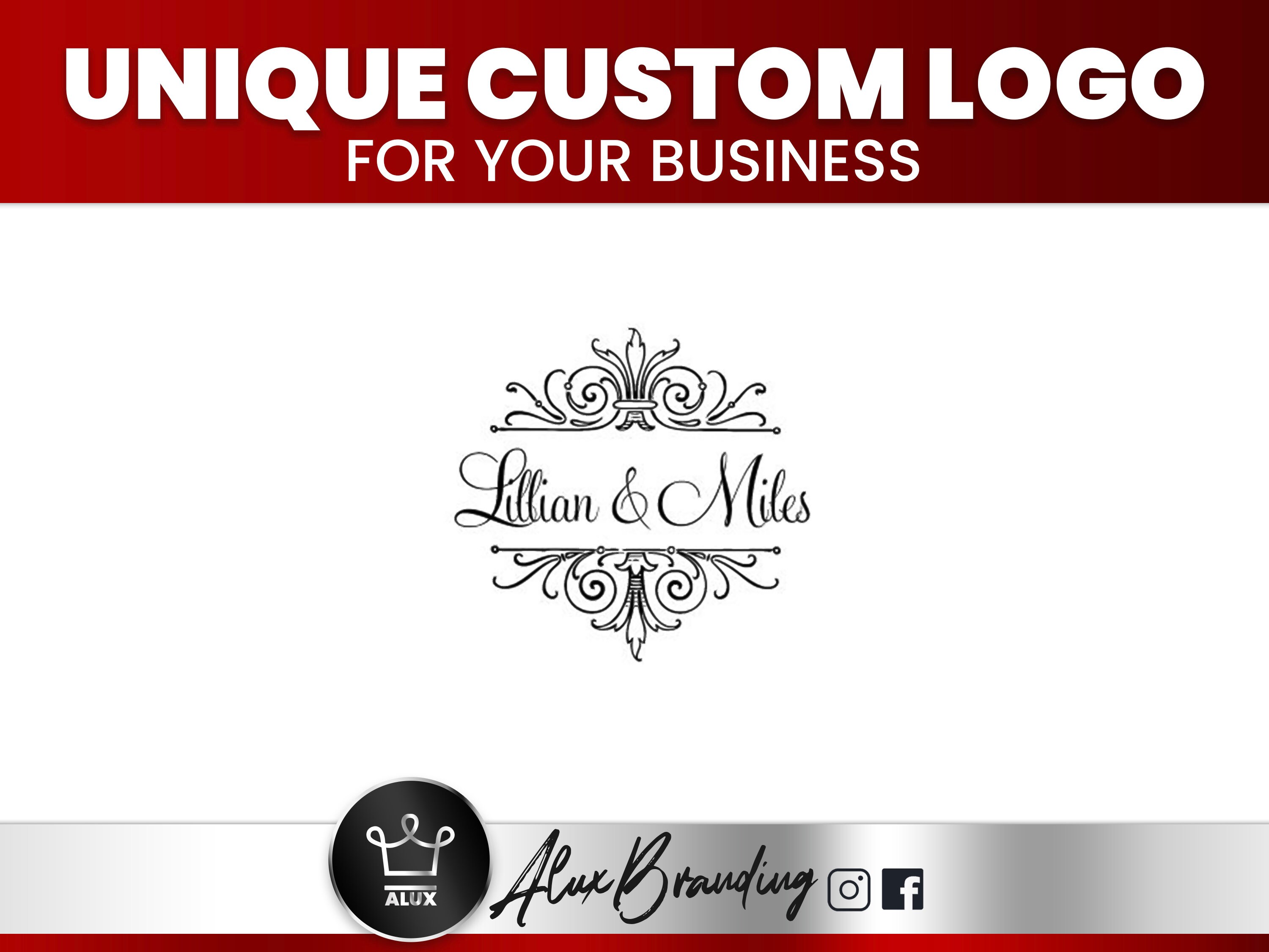 WEDDING LOGO Design Custom Wedding Logo Design Service. I | Etsy