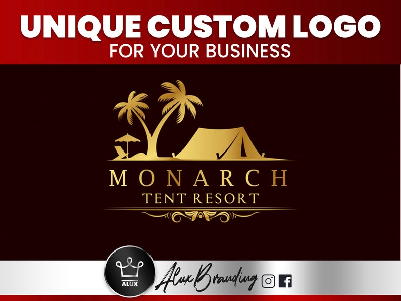 RESORT LOGO Design Custom Resort Logo Design Service. I Will - Etsy