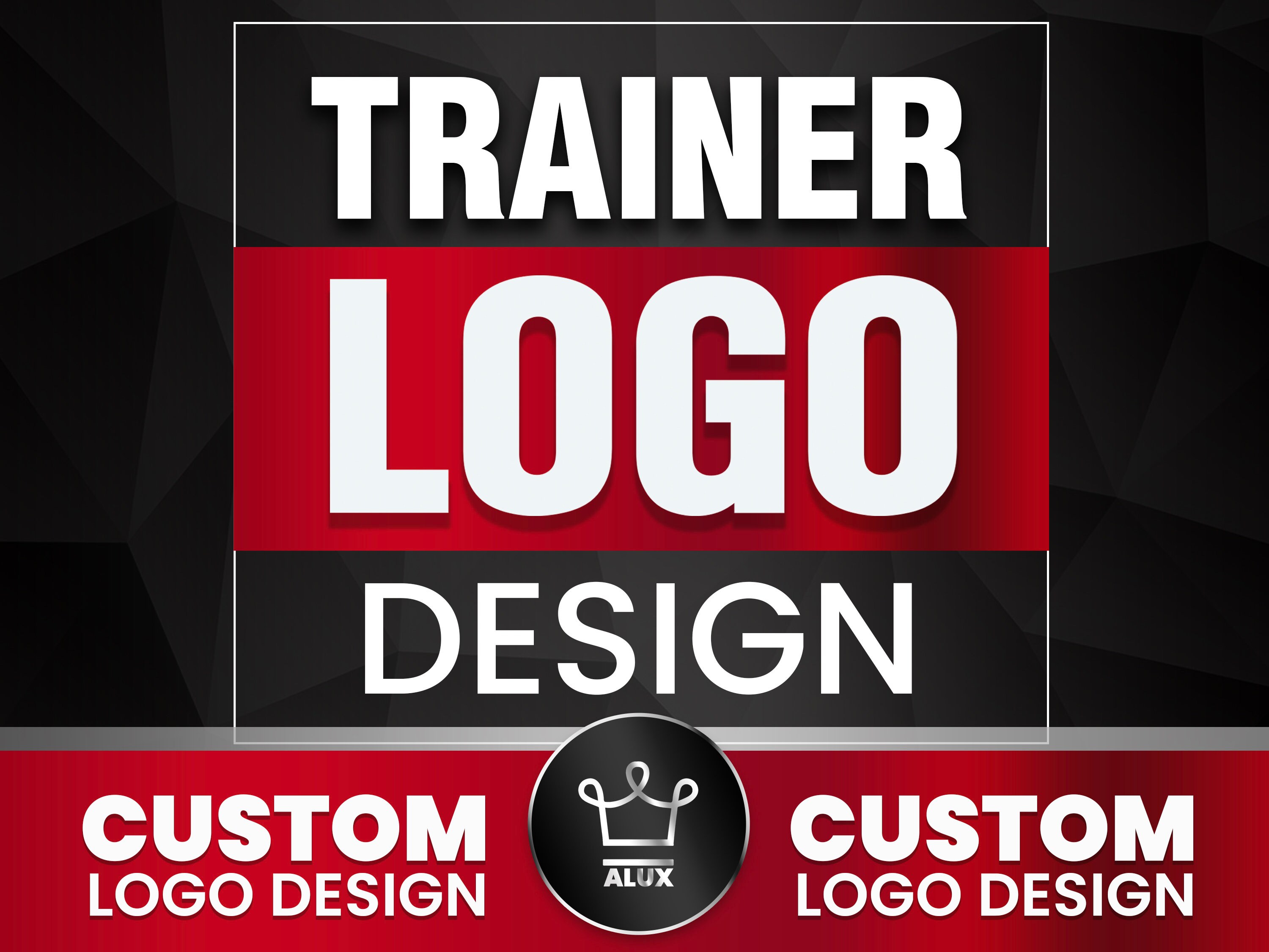 TRAINER ATHLETIC LOGO Design Custom Trainer personal training | Etsy