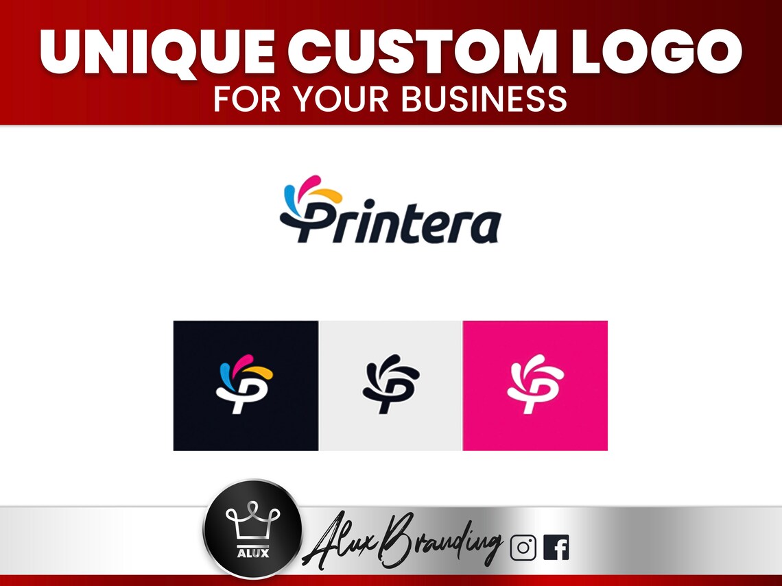 PRINTING LOGO Design Custom Printing Logo Design Service. I | Etsy