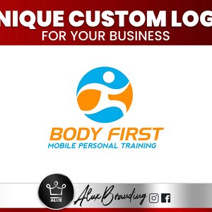 TRAINER ATHLETIC LOGO Design, Custom Trainer Personal Training Logo ...