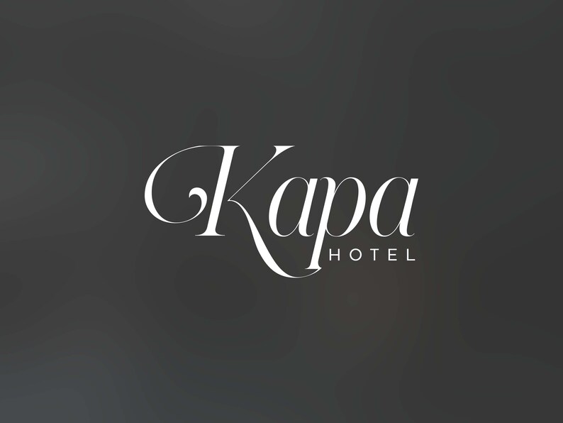 HOTEL MINIMAL LOGO Design Custom Hotel Logo Design Service | Etsy