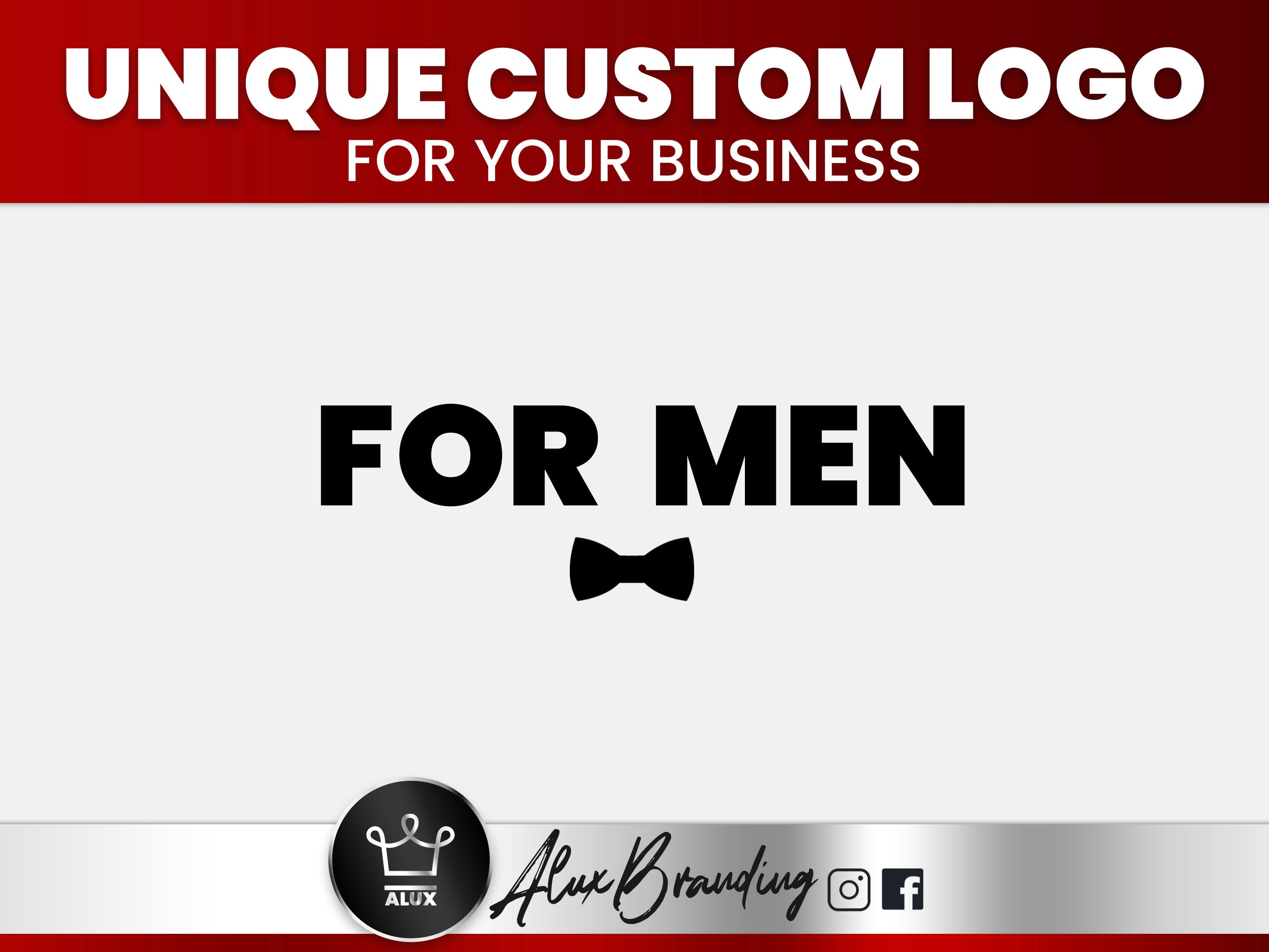 MEN LOGO Design Custom Men Logo Design Service. I Will | Etsy