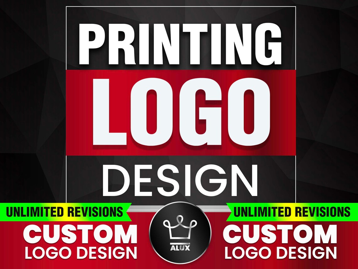 PRINTING LOGO Design Custom Printing Logo Design Service. I | Etsy