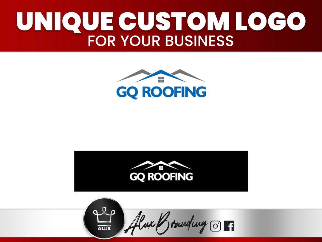 ROOFING LOGO Design, Custom Roofing Logo Design Service. I Will ...