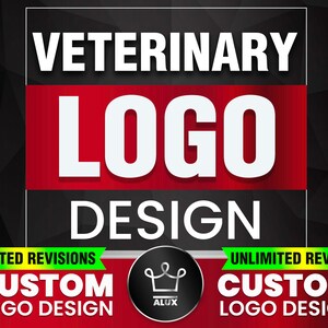 VETERINARY LOGO Design, Custom Veterinary Logo Design Service. I Will ...