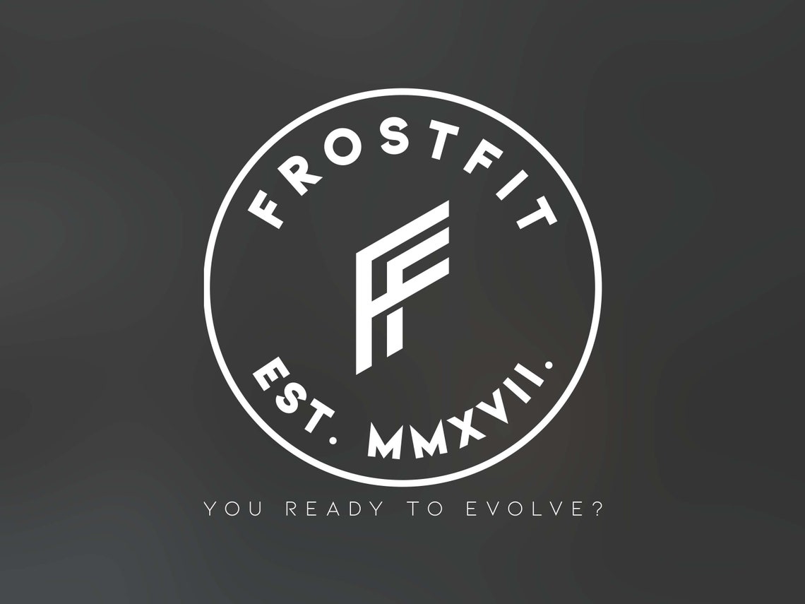 FITNESS MINIMAL LOGO Design Custom Fitness Logo Design | Etsy