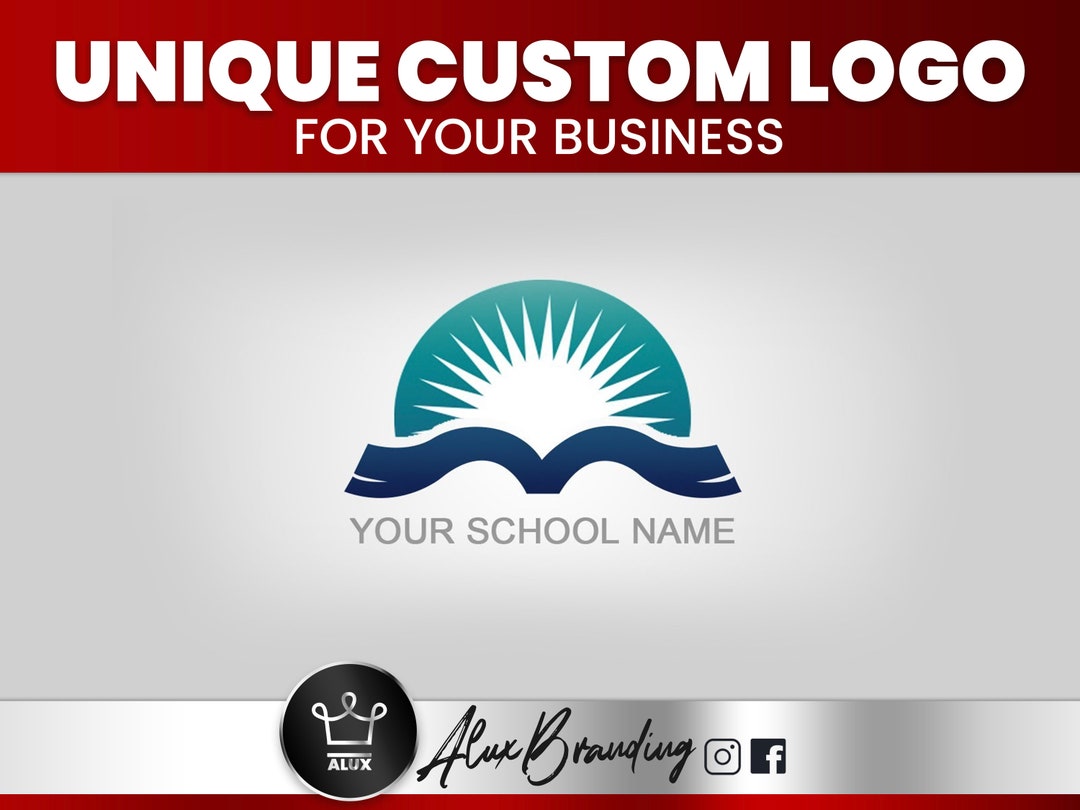 SCHOOL LOGO Design, Custom School Logo Design Service. I Will Creating ...