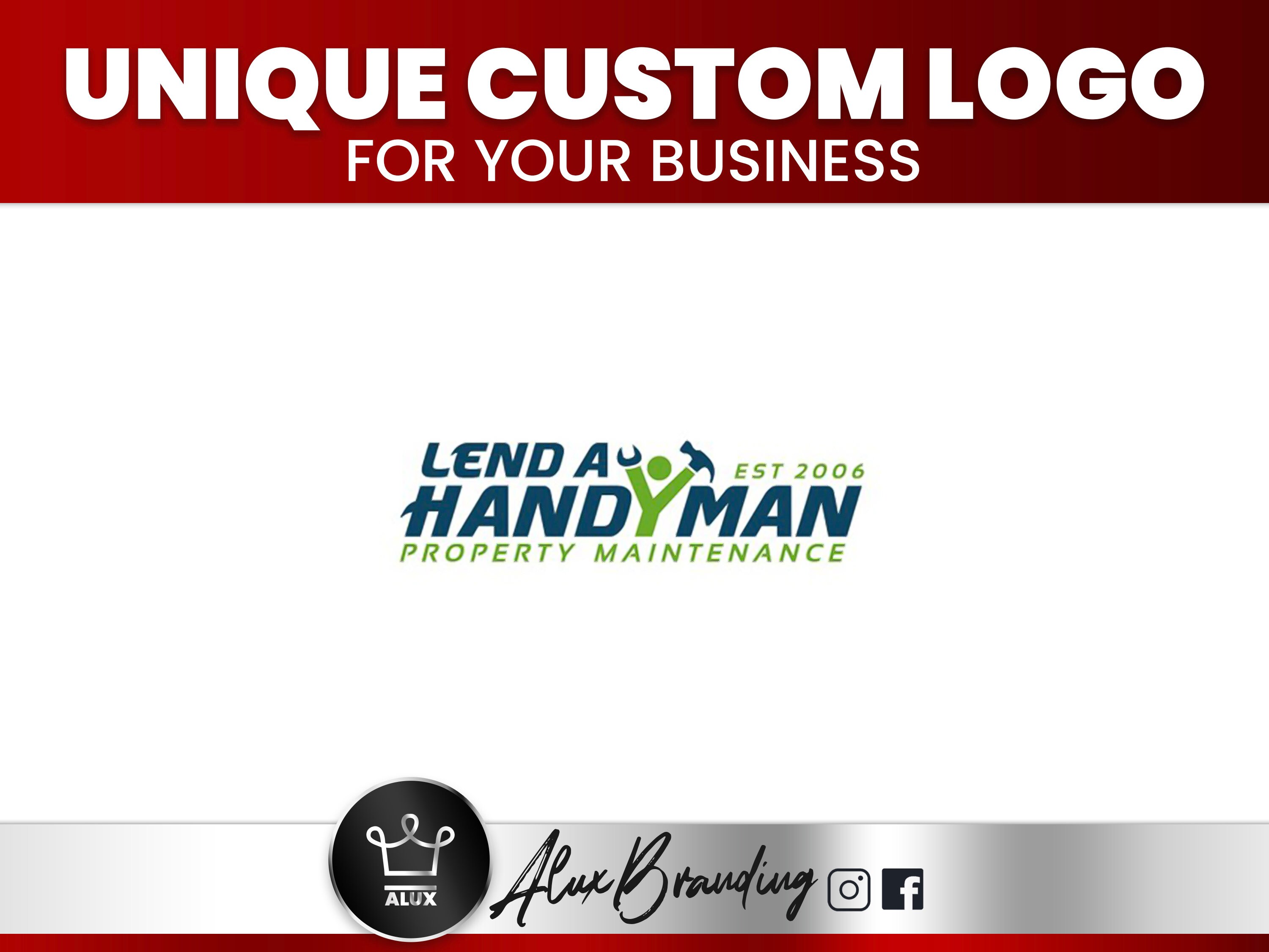 HANDYMAN LOGO Design Custom Handyman Logo Design Service. I | Etsy