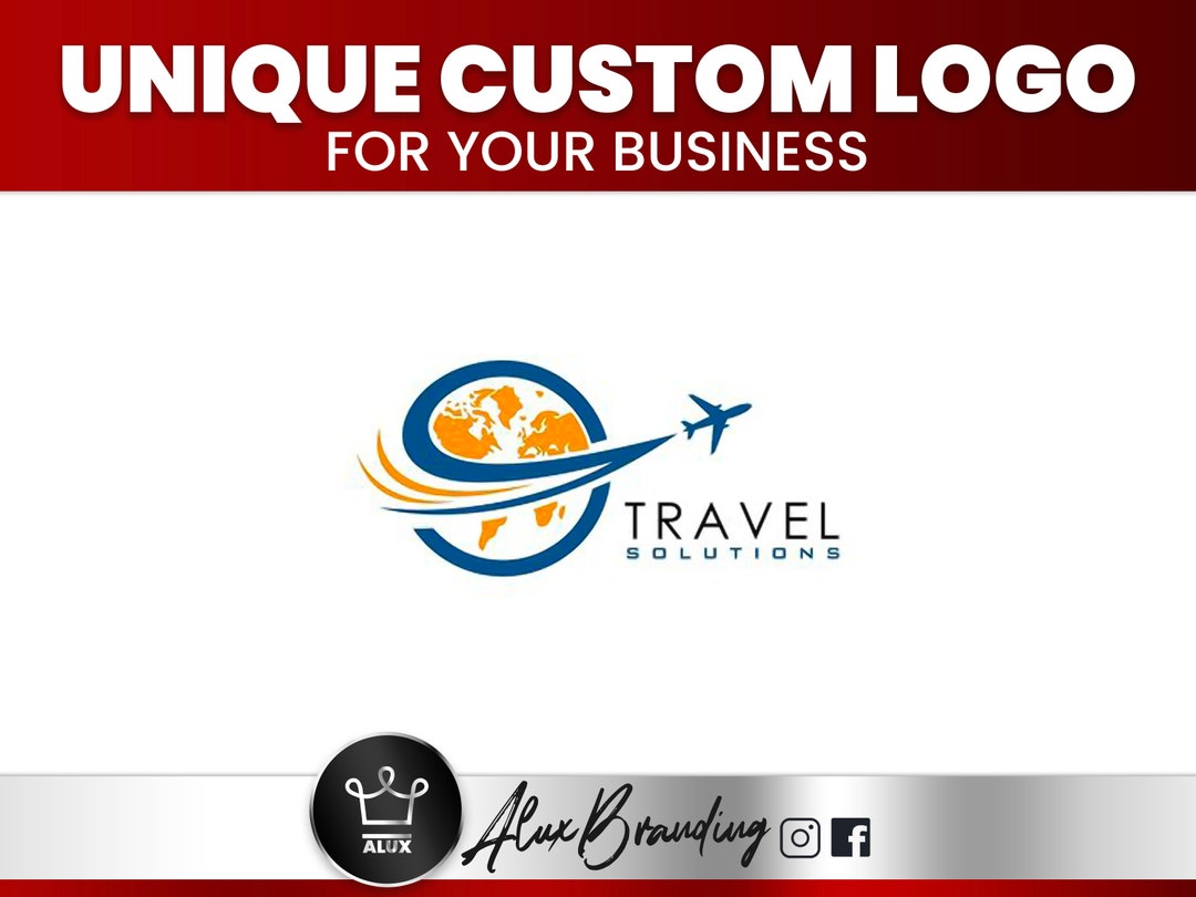 TRAVEL LOGO Design, Custom Travel Luxury Modern Logo Design Service. I ...