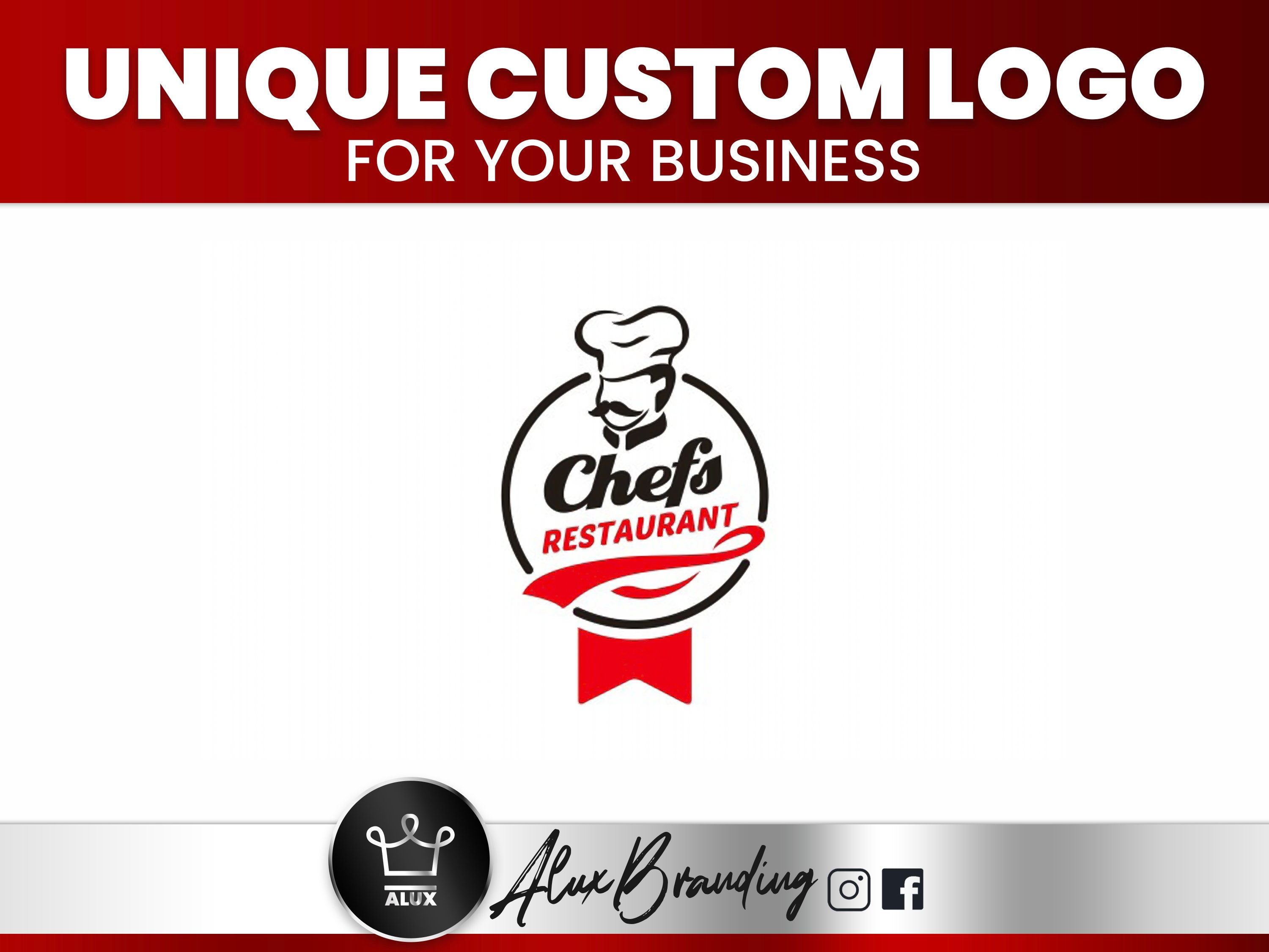 RESTAURANT LOGO Design Custom Modern Food Restaurant Logo - Etsy