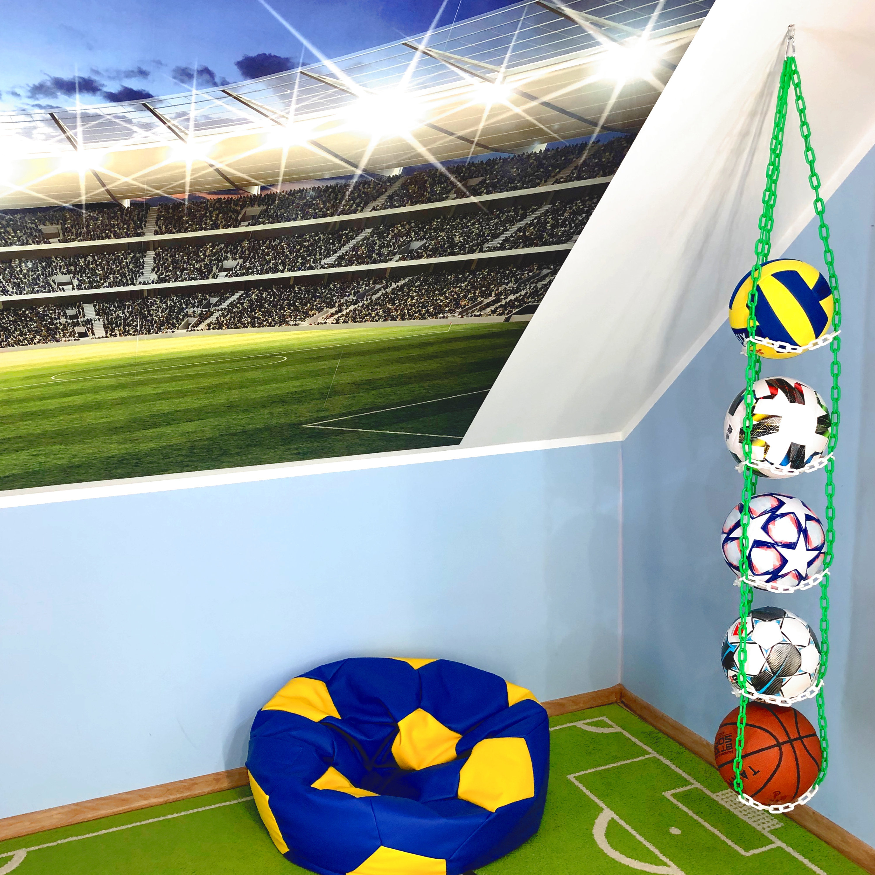 Ball Hanger Football Gifts For Boys Football Room Décor - Etsy Polska