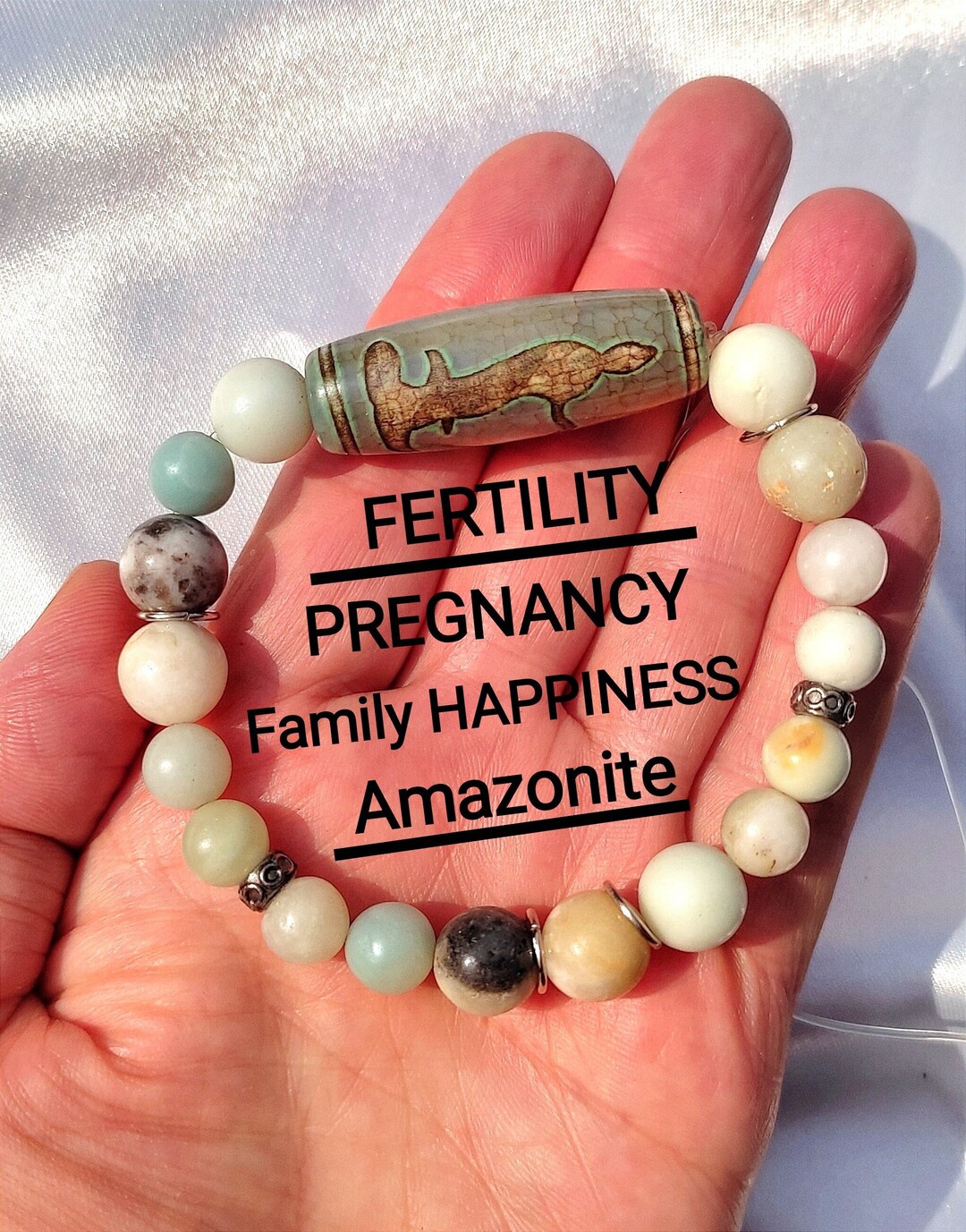 Fertility Bracelet for Women From Infertility, DZI Bead Bracelet From ...