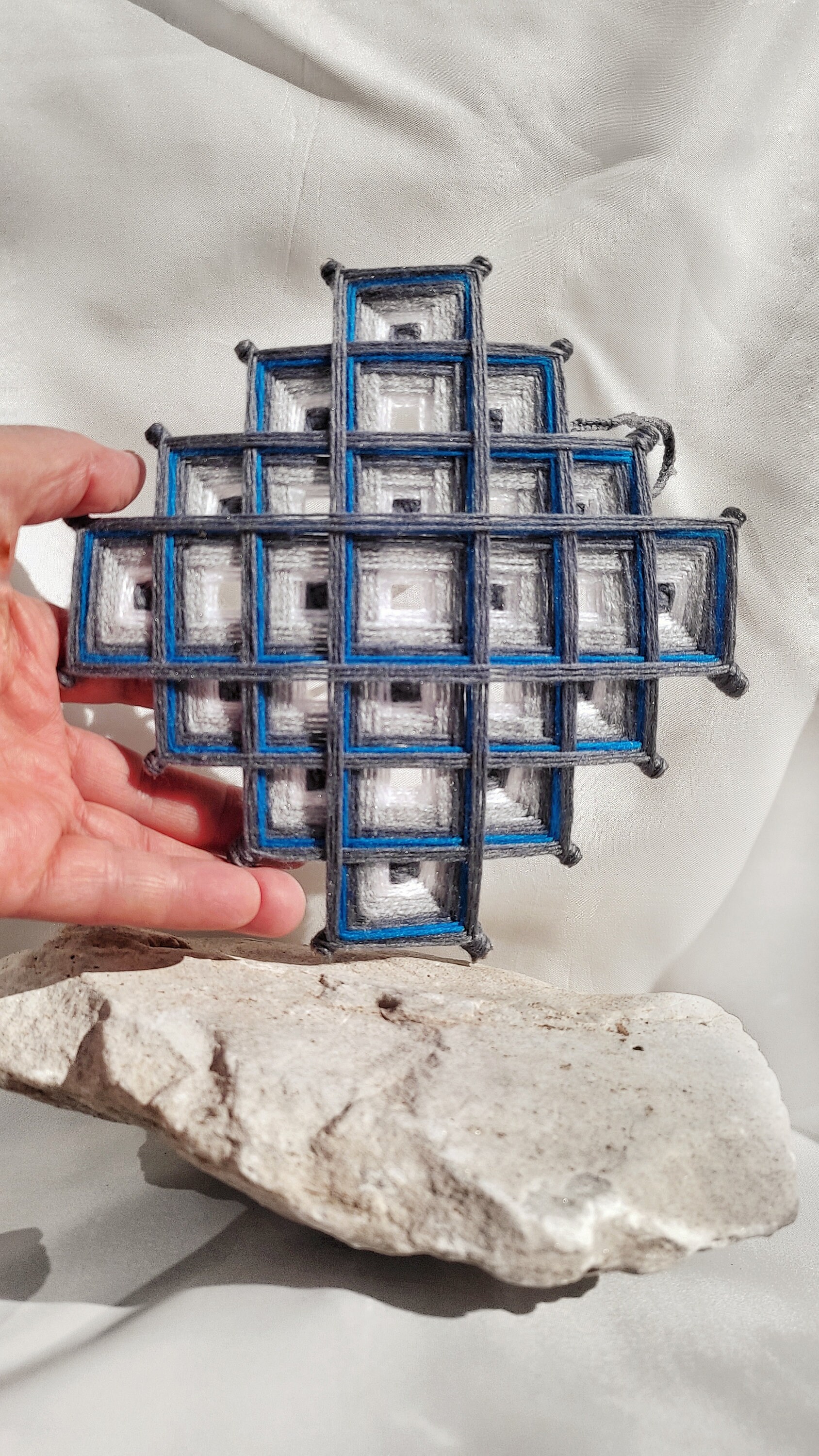 Ojos, Mandala God's Eye for Blessing Home and Protection, Woven Mandala ...