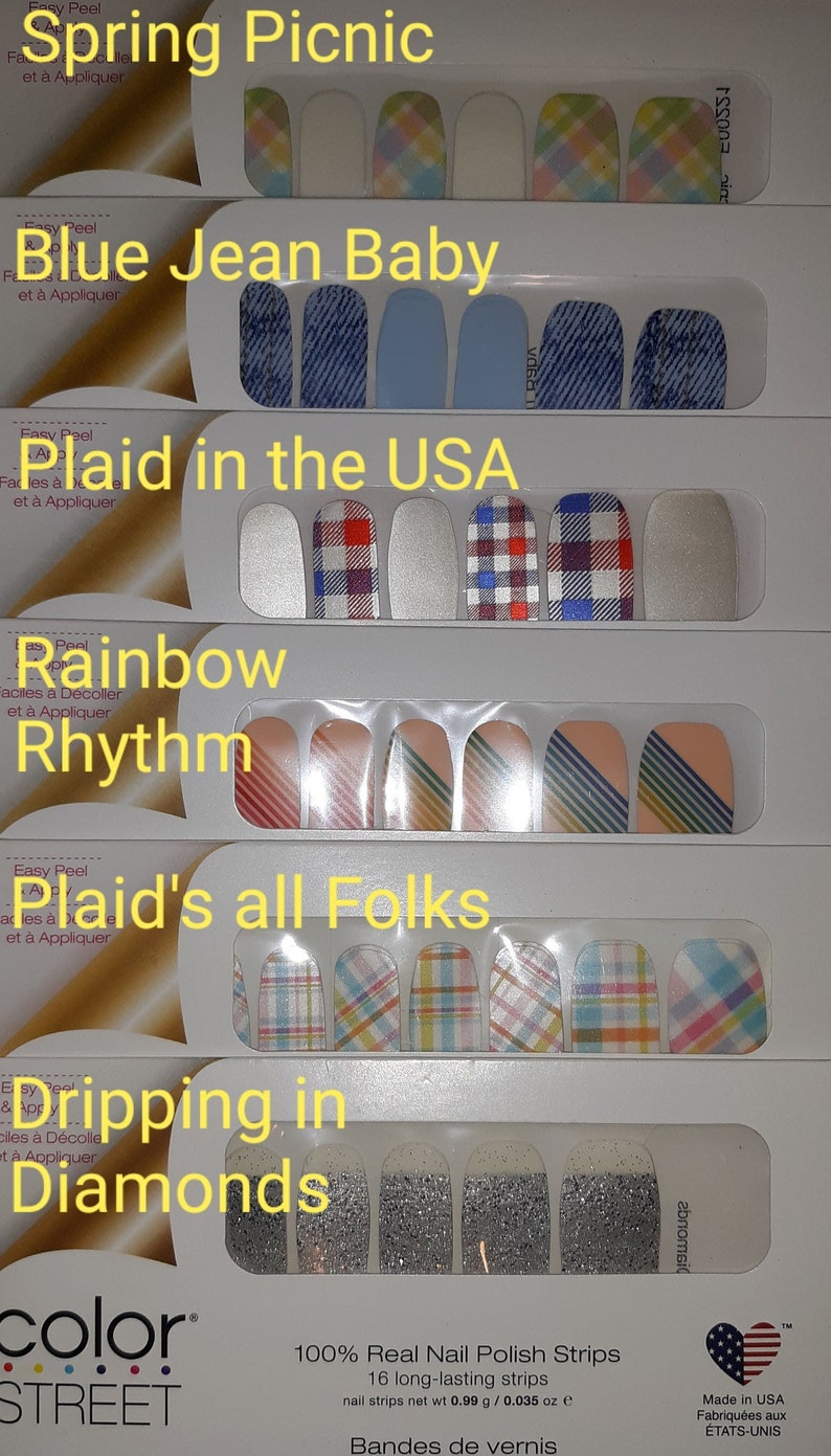 Color Street Nail Polish Strips - Etsy